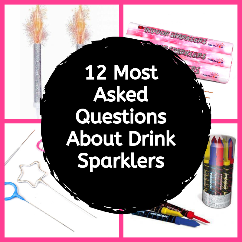 12 Most Asked Questions About Drink Sparklers